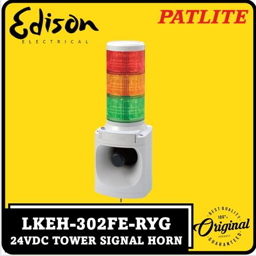 Jual PATLITE LKEH-302FE-RYG 24VDC Tower Signal with Horn Industrial ...