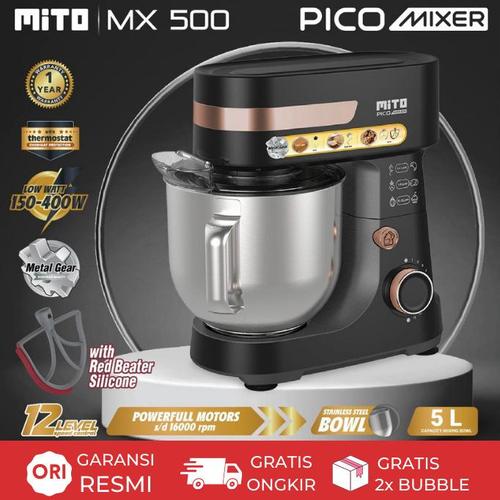 Jual MITO Stand Mixer Pico MX 500 MX500 Mikser Standing 5 Liter - Putih ...