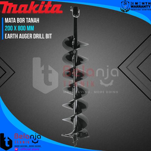 Promo Makita Mata Bor Tanah 200 x 800 MM Earth Auger Penggali Lobang ...
