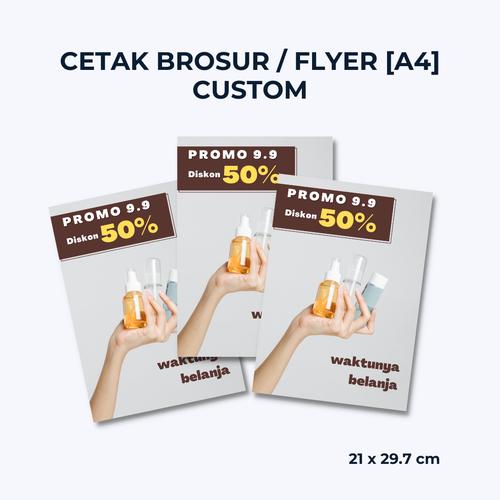 Jual [A4] Cetak Brosur / Pamflet / Flyer Custom Desain Murah Fullcolor ...