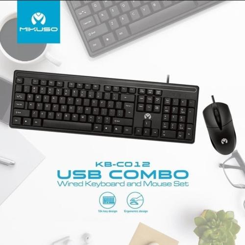 Jual Keyboard Mouse Mikuso KB-C012 USB Combo - Kab. Banyumas - Starcomp ...