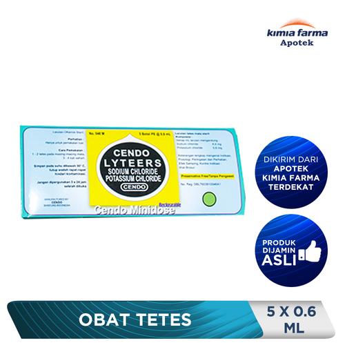 Jual CENDO LYTEERS EYE DROP MINIDOSE 0.6 ML / TETES MATA / KIMIA FARMA ...