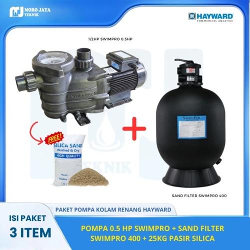 Jual Paket Hayward 1/2HP Swimpro 0.5HP + Sand Filter Swimpro 400 ...