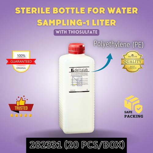 Jual Sterile Bottle for Water Sampling-1 Liter, w/o Thiosulfate, 20 pcs ...