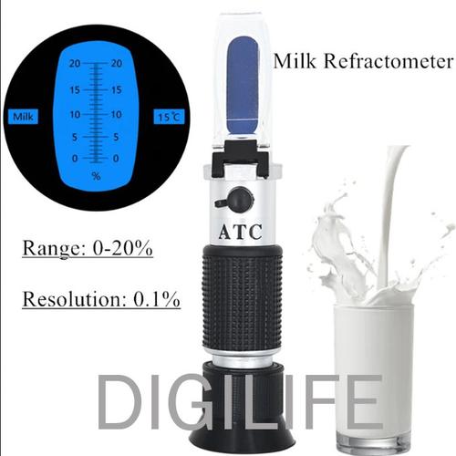 Jual Milk Refractometer Refraktometer Susu 0-20% Brix Soy Dairy ...
