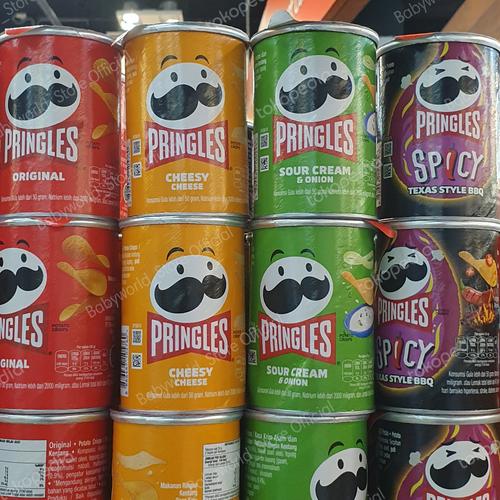 Jual Pringles potato crisps Spicy Texas BBQ/ORIGINAL/CHEESE/ SOUR CREAM ...
