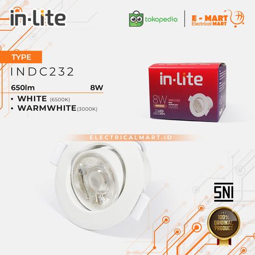 Jual Inlite LED Spotlight 8W Lampu Downlight 8 W INDC232 8Watt Kyanite ...