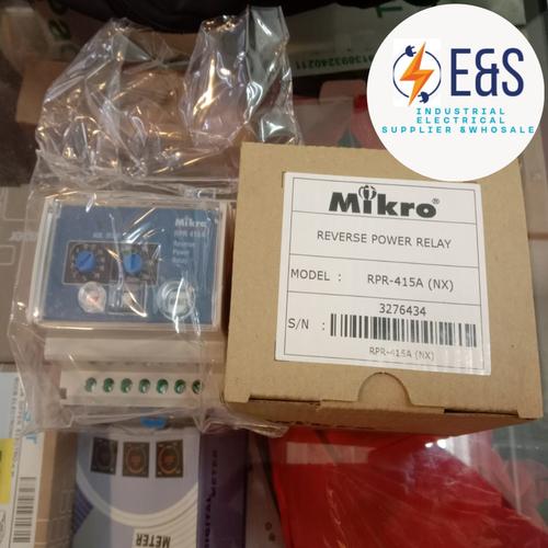 Jual MIKRO REVERSE POWER RELAY DIN RPR 415A / RPR415A MIKRO - Jakarta ...