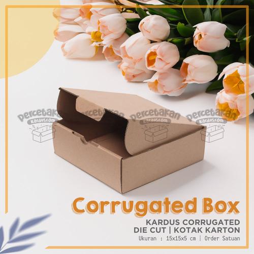 Jual KARDUS CORRUGATED 15X15X5 CM | DIE CUT | KOTAK KARTON | BOX ...
