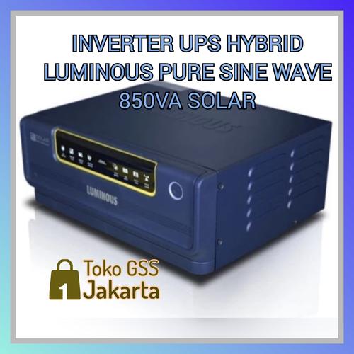 Jual INVERTER UPS HYBRID LUMINOUS PURE SINE WAVE 850VA SOLAR CELL ...