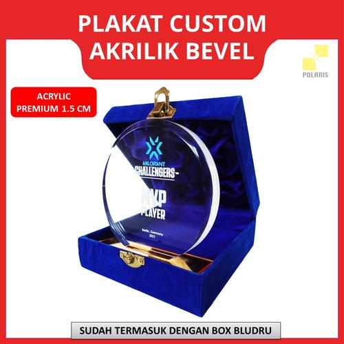 Jual PLAKAT AKRILIK BEVEL CUSTOM PREMIUM GOLD VANDEL ACRYLIC HADIAH ...