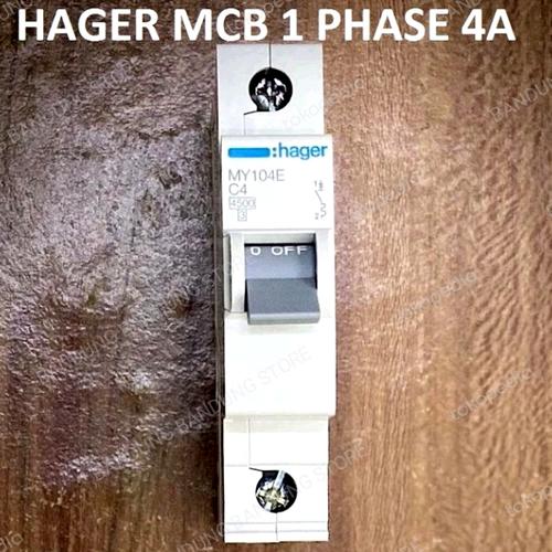Jual HAGER MCB 4A 1P 220V SNI MCB 1P 4A 220V HAGER MCB 4A 220V 1P SNI HAGER - Kota Bandung ...