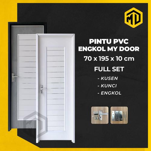 Jual Pintu Kamar Mandi PVC My Door Full Panel Minimalis Modern Handel ...