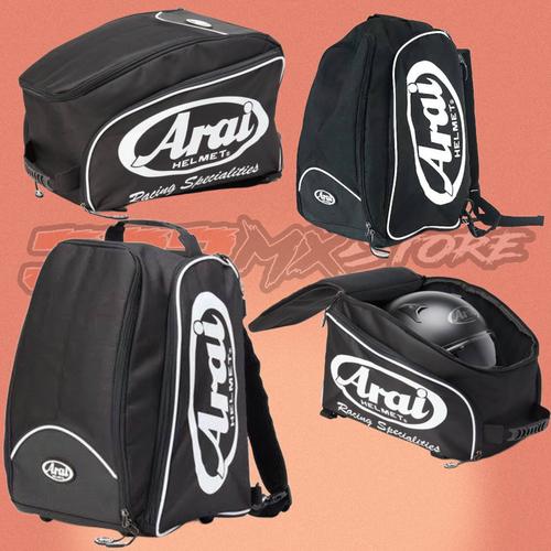 Jual Arai Helmet Bag Original Tas Helm Cross Trail Arai Black Original ...