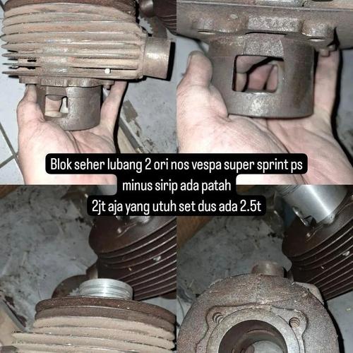 Jual Blok lubang 2 vespa super sprint ps ori nos ada minus sirip dikit - Jakarta Selatan - Naga ...