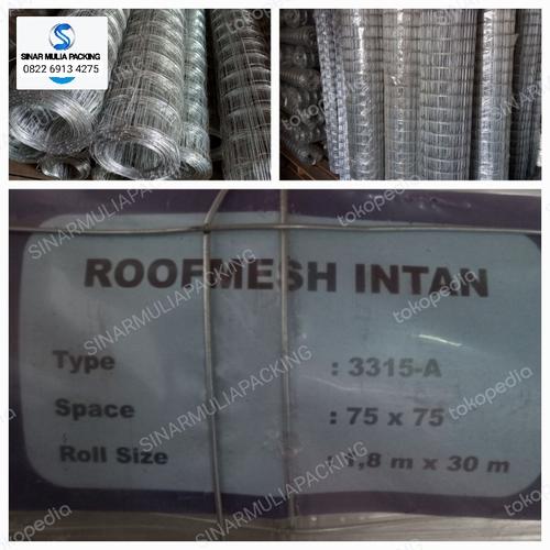 Jual Roofmesh kawat Ram / kawat galvanis tipe 3315 A 75 x75 . 1.8m x ...