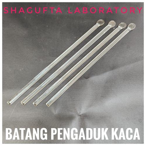 Jual Batang Pengaduk Kaca / Spatula Kaca / Glass Rod Stirrer - 7mm x ...