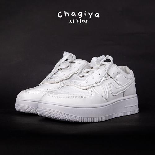 Jual Sepatu Sneakers Chagiya KARINA Wanita Putih Sport Kulit - 37 ...