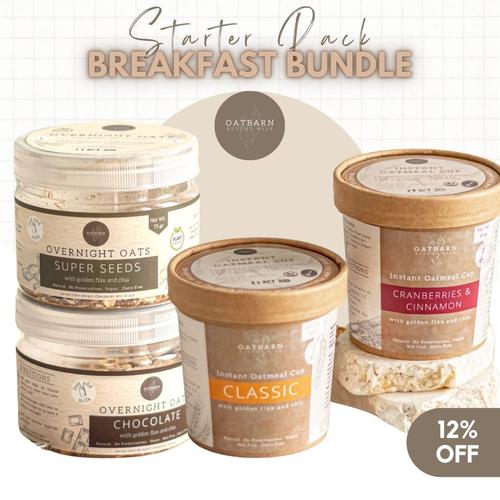 Promo OatBarn Starter Pack Breakfast Bundle | Paket Sarapan Oatmeal ...