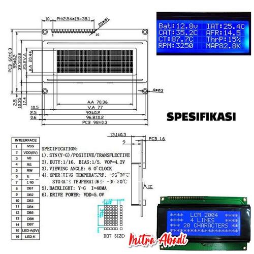 Jual LCD Module 2004A Blue Screen - Jakarta Barat - oniRio | Tokopedia