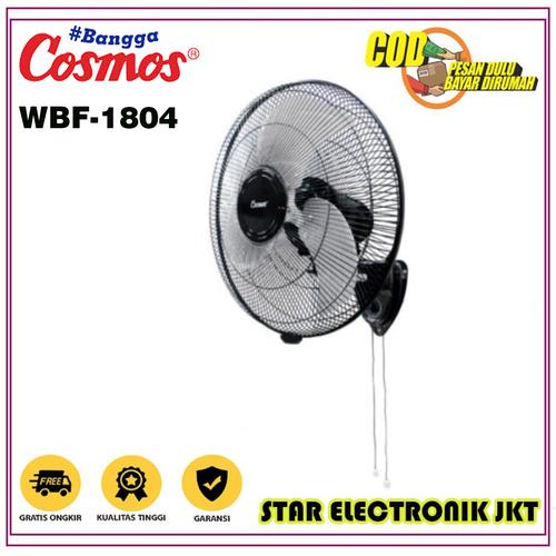 Jual COSMOS WBF-1804 Kipas Angin Wall Fan Dinding Besi 18 Inch ...