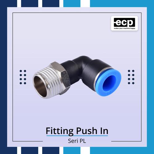 Jual ELBOW FITTING TUBE / NEPEL L PNEUMATIK 10 (1/8"|1/4"|3/8"|1/2 ...