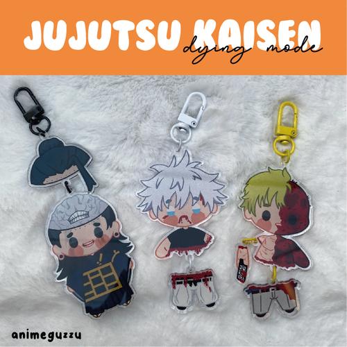 Jual ANIME GUZZU JUJUTSU KAISEN DYING MODE KEYCHAIN - GOJO BUNTUNG ...