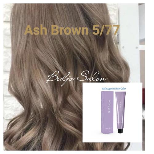 Jual Japan Hair Color Aidu Agonist Warna ASH BROWN kode 5/77 - cat+dev9 ...