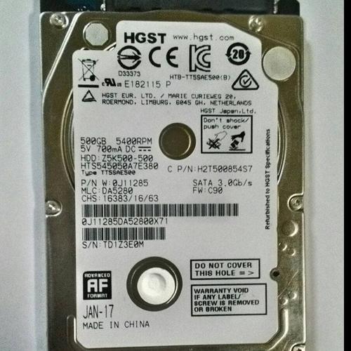 Jual Hardisk Laptop 500GB Hitachi/HGST - HDD SATA 2.5 Inchi RPM 7200 ...