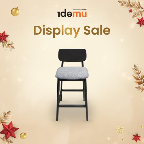 Promo Display Sale - IDEMU Keiko Kursi Makan Kayu Minimalis Barstool ...