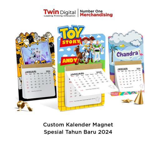 Jual Kalender Magnet Akrilik Custom Mini Kalender Premium - Kalender ...