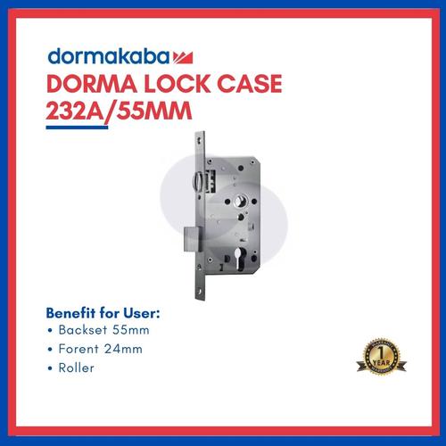 Jual Dorma Mortice Lock Case 232A /55mm Dormakaba 232 a - Jakarta Pusat ...