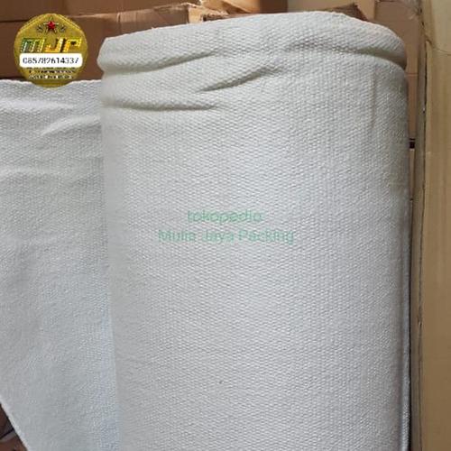 Jual Ceramic Fiber Cloth / Fire blanket Kain Tahan Api 2mm x 1m x 30m ...