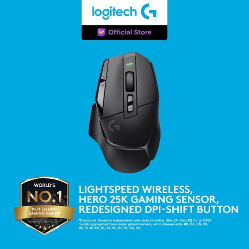 Promo Logitech G502 X LIGHTSPEED Mouse Gaming Wireless HERO 25K DPI ...