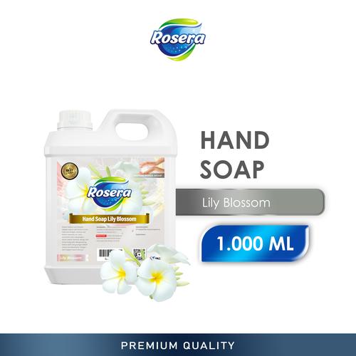 Promo Rosera Hand Soap 1 Liter 1000 ML Sabun Cuci Tangan Lily Blossom ...