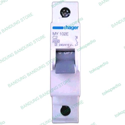 Jual HAGER MCB 2A 1P 220V SNI MCB HAGER 1P 2A 220V MCB 1P 2A 220V HAGER ...