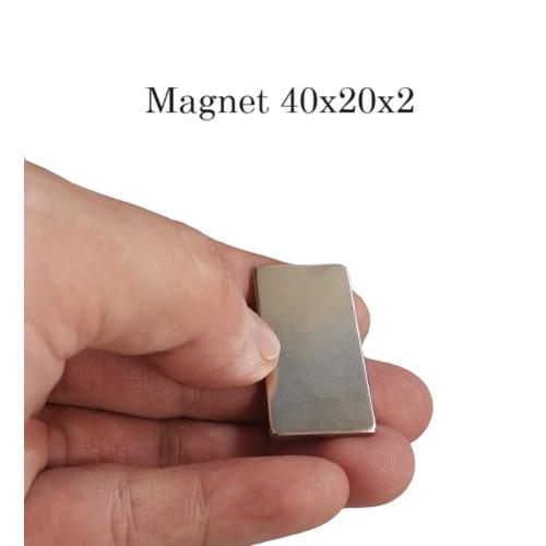 Jual 1biji Magnet Putih Neodymium Neodimium Kotak 40x20x2 40x20x2mm ...