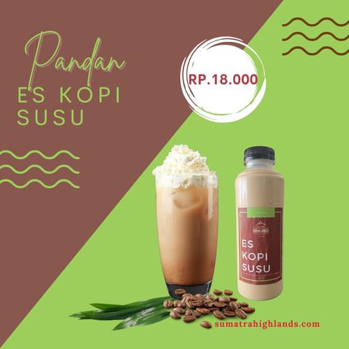 Jual Es Kopi Susu Pandan 250 ML - Iced Coffee Pandan Flavor & Brown ...