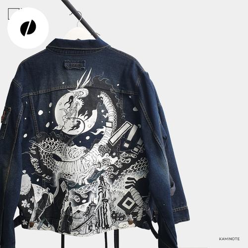 Jual Kaido - Denim Jacket Custom Anime/Manga - One Piece - SSST ID - S ...