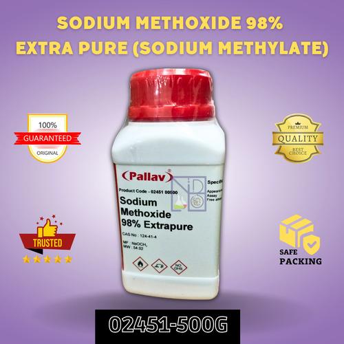 Jual Sodium Methoxide 98% Extra Pure (Sodium methylate) | NaOCH3, 500 ...