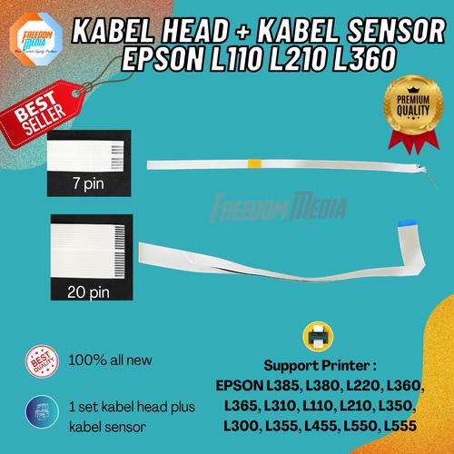 Jual Kabel Head+ Kabel Sensor EPSON L110 L210 L220 L300 L350 L360 L350 ...
