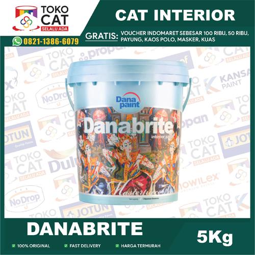 Jual Cat Tembok Danabrite 281-2290 Brilliant White 5 Kg - Interior ...