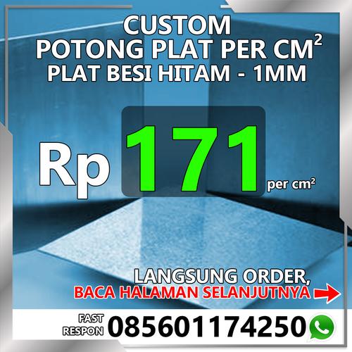 Jual Plat Besi Hitam Tebal 1mm Potongan Custom Laser Cut - Kab. Bantul ...