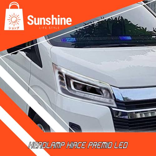 Jual HEADLAMP LAMPU DEPAN TOYOTA HIACE PREMIO FULL LED SEQUENTIAL SEIN ...