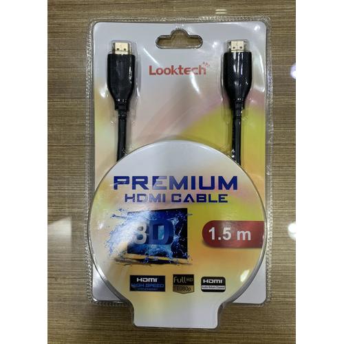Jual Kabel/Cable HDMI LOOKTECH PREMIUM HIGH SPEED DAN FULL HD 1080P 1,5 ...