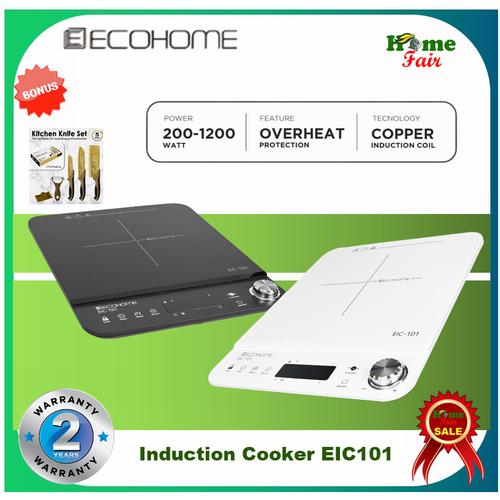 Jual Ecohome Induction Cooker EIC-101 Smart Kompor Induksi Listrik Low Watt - BLACK - Kota Depok ...