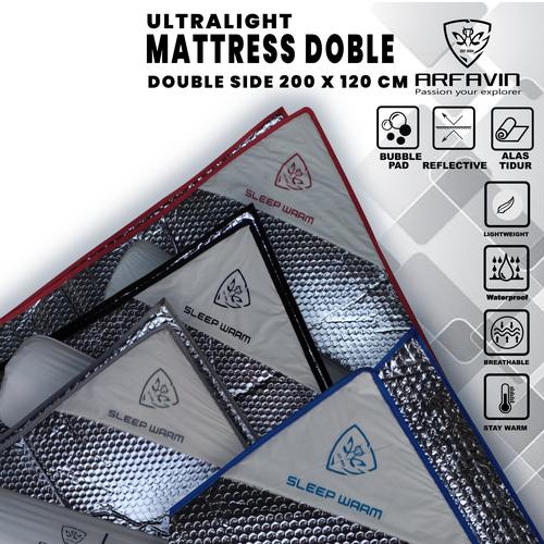 Jual MATRAS ALUMUNIUM FOIL D0UBLE ARFAVIN DOUBLE BUBBLE PAD 200X120 ...