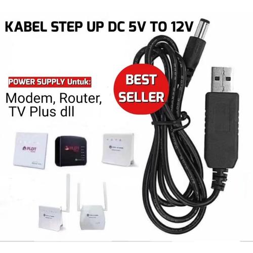 Jual Kabel Step Up USB DC 5V to 12V Power Supply Charger Converter ...