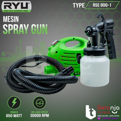 Promo RYU Alat Semprot Cat Listrik RSE 800-1 Mesin Spray Gun Elektrik ...