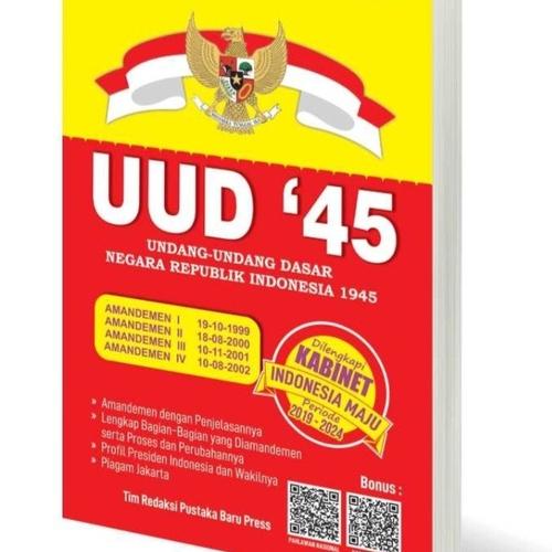 Jual Buku Ori UUD 1945 Dilengkapi Kabinet Indonesia Maju Periode 2019 ...